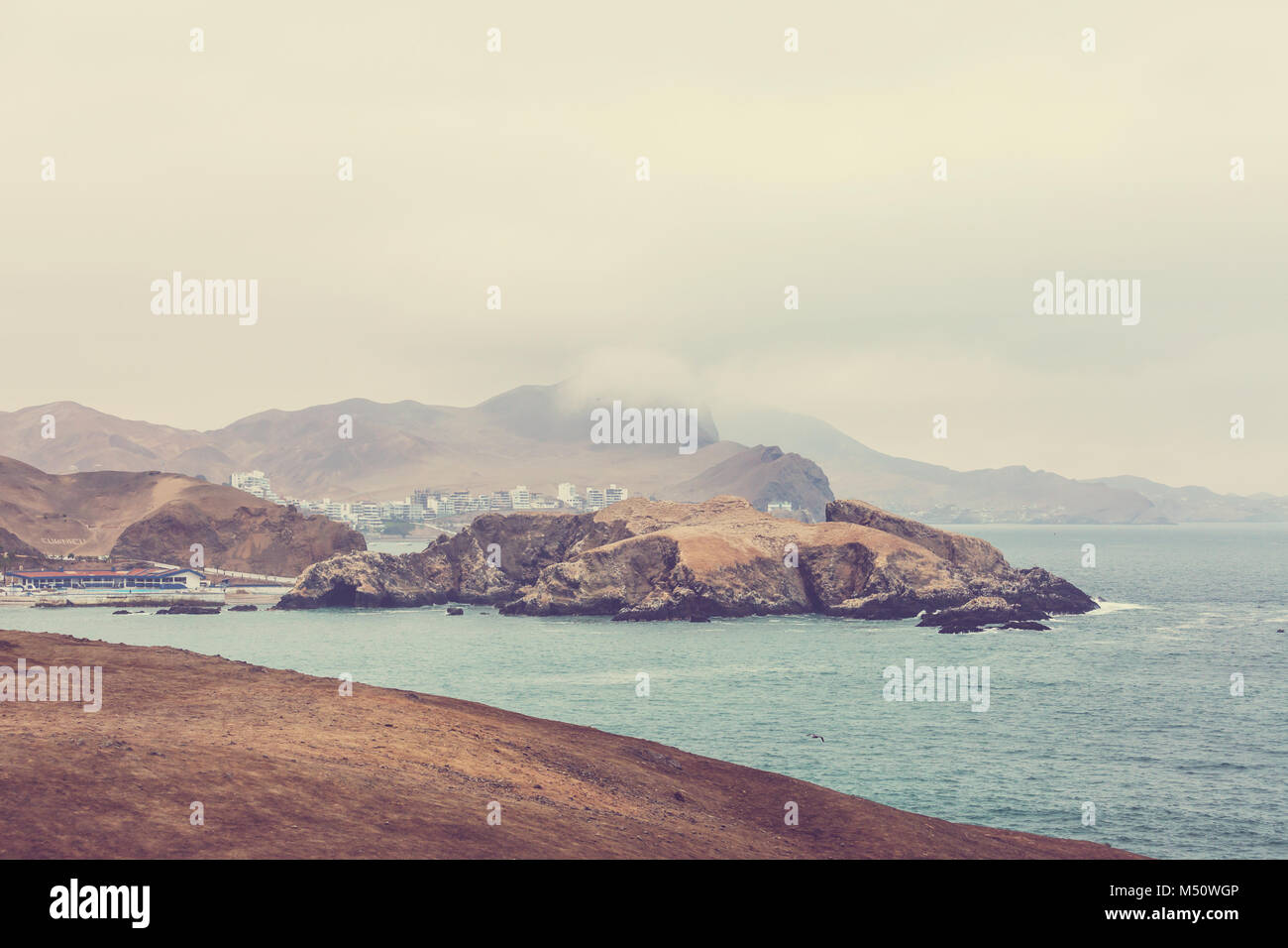Coast in Peru Stock Photo - Alamy