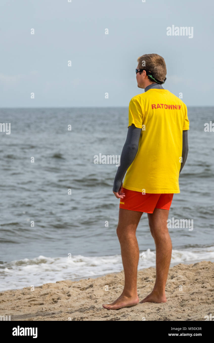 Lifeguard on the beach Stock Photo - Alamy