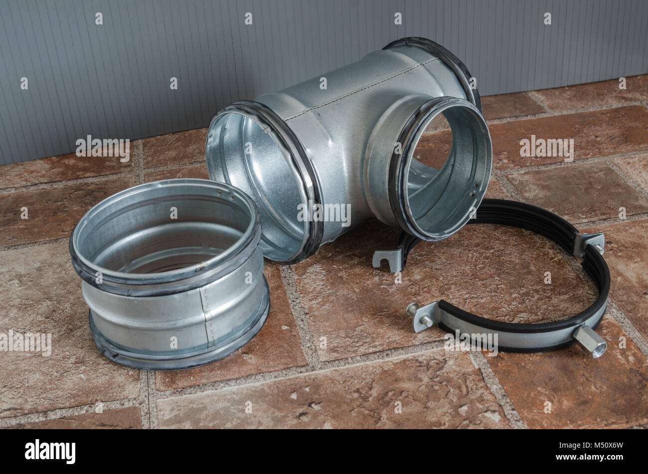 Details of installation Ventilation system, close up Stock Photo - Alamy
