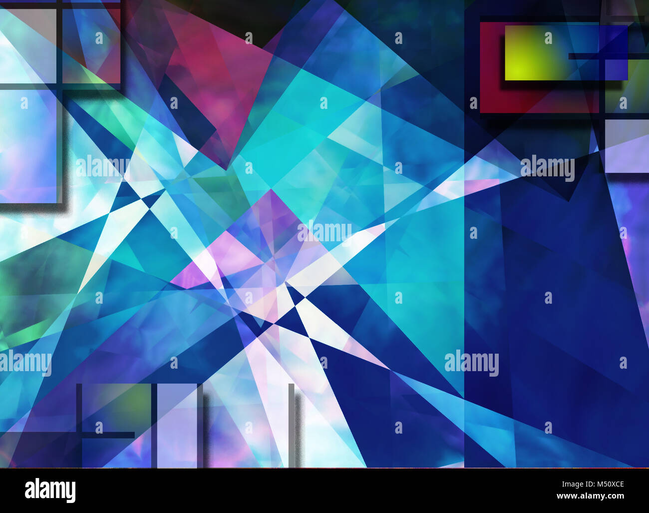 Geometric Angular Abstract Stock Photo - Alamy