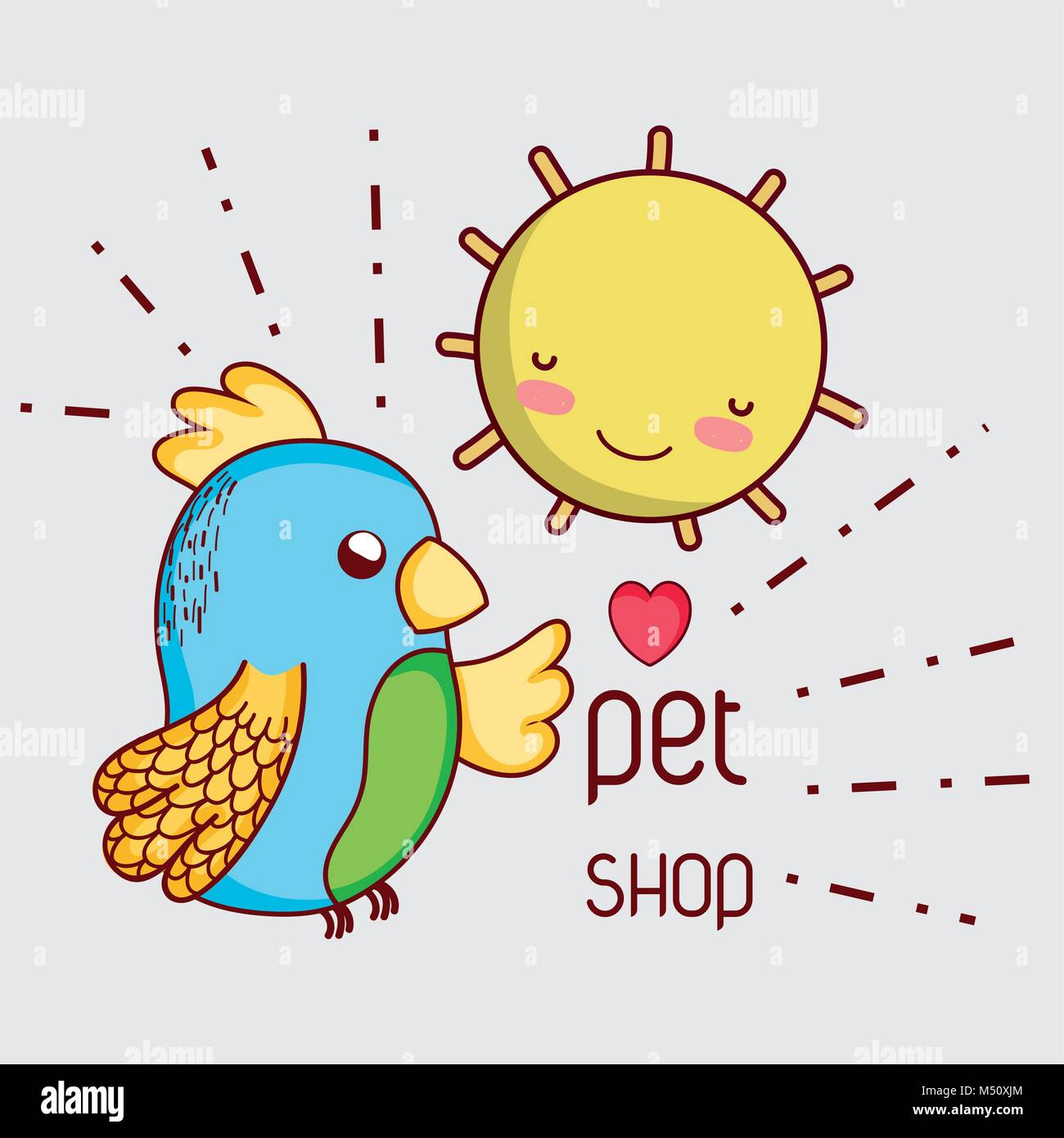 Cute parrot cartoon Stock Vector Image & Art - Alamy