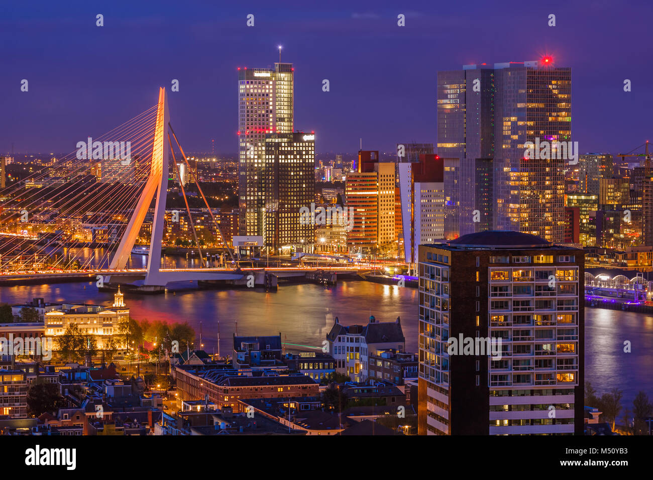 Rotterdam cityscape - Netherlands Stock Photo - Alamy
