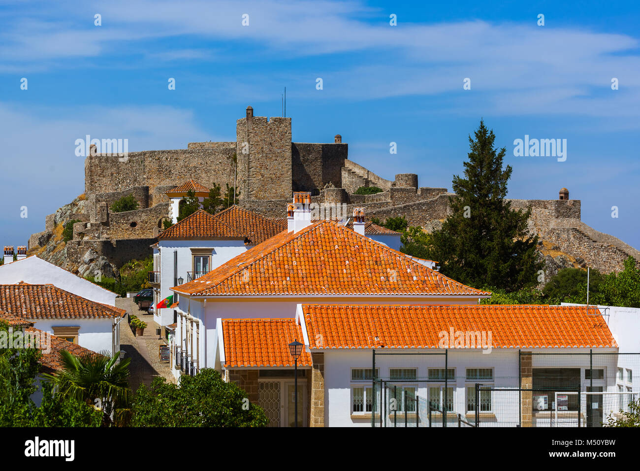 Fortress in village Marvao - Portugal Stock Photo - Alamy