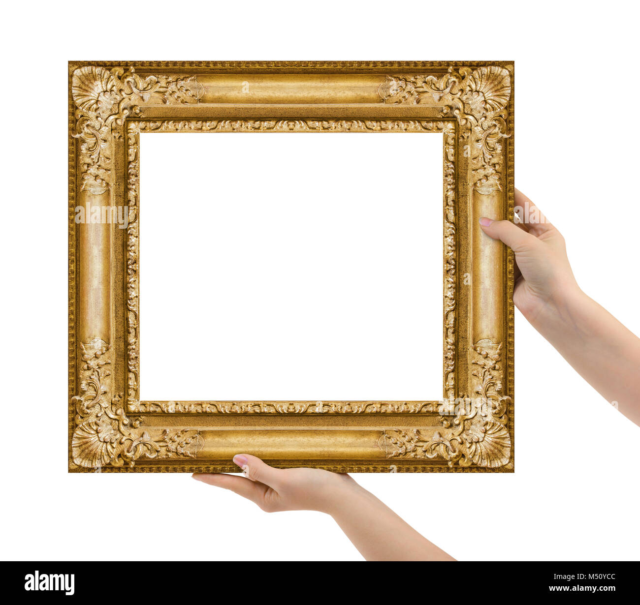 Hands frame landscape Cut Out Stock Images & Pictures - Alamy
