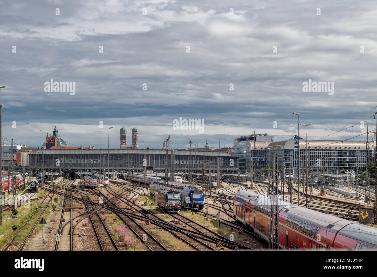 Munich central station hi-res stock photography and images - Alamy