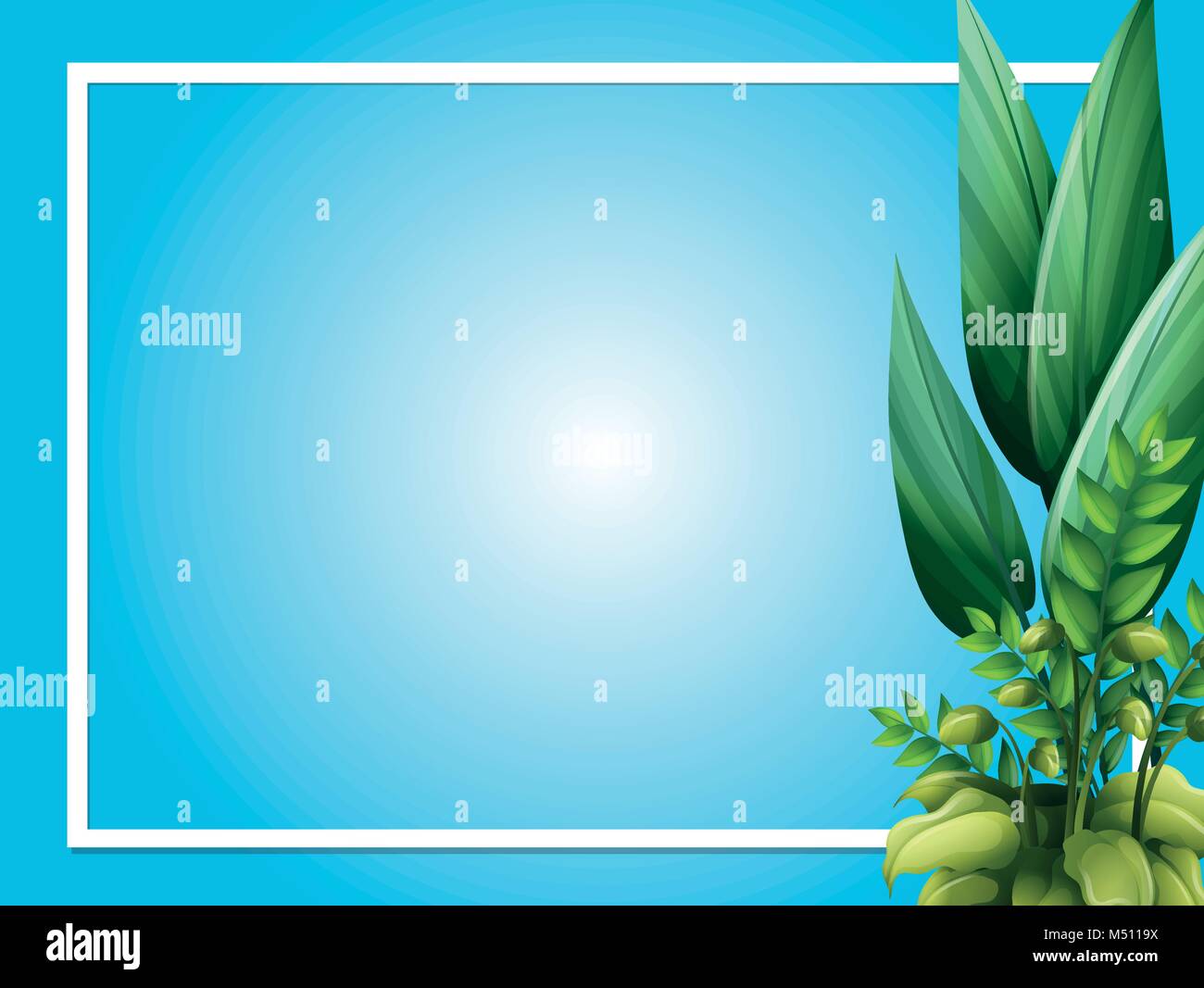 Leaf writing template Stock Vector Images - Alamy