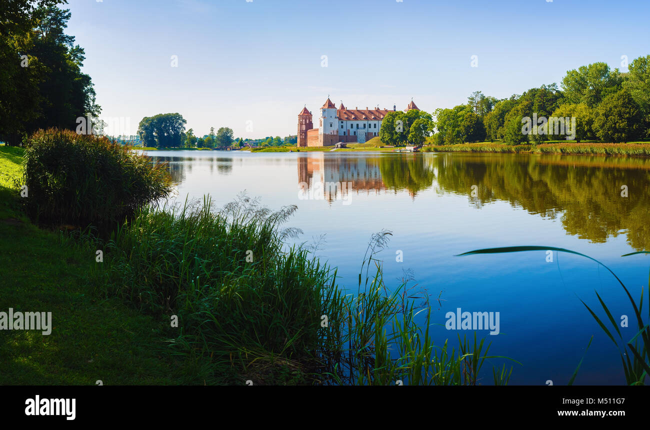 Landscape with a castle Stock Photo - Alamy