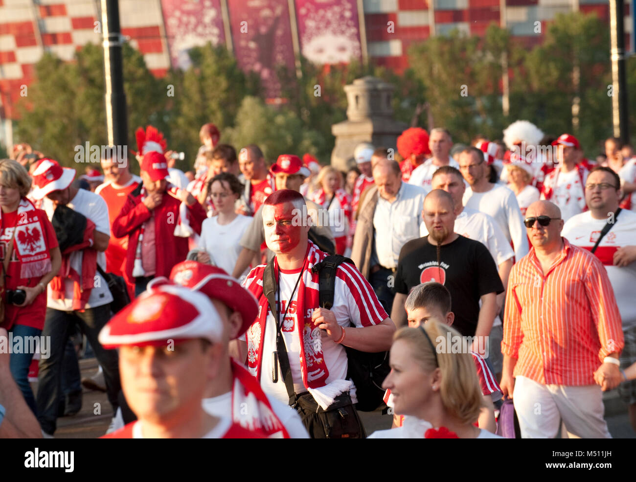 Poland fans euro 2012 hi-res stock photography and images - Alamy