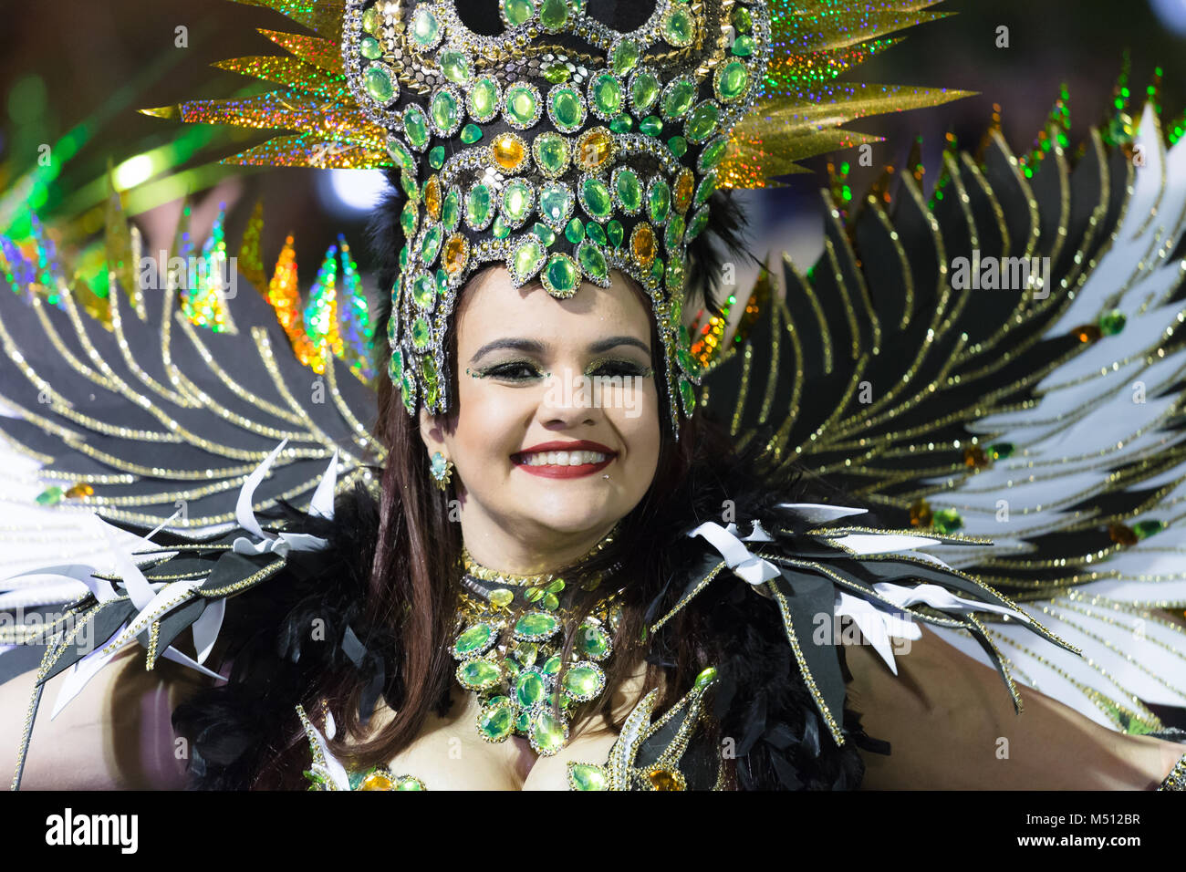 FUNCHAL, PORTUGAL - FEBRUARY 9, 2018: Participants of the Madeira ...