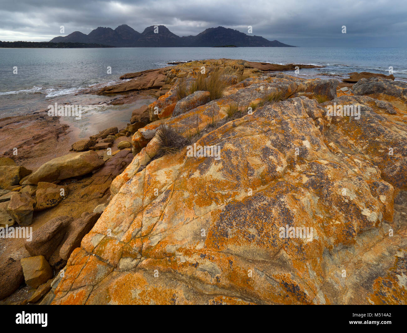 Coles bay in Freycinet National Park, Tasmania, Australia‎ Stock Photo ...