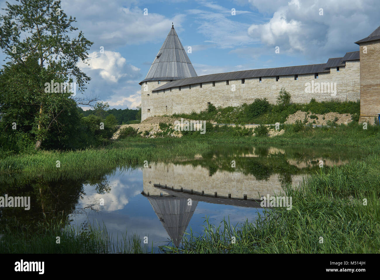 Russian fortress Old Ladoga Stock Photo - Alamy
