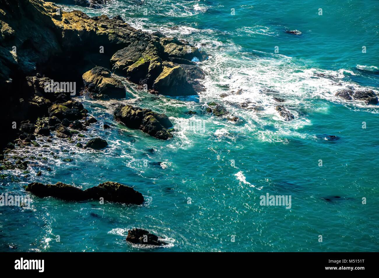point reyes national seashore coast on pacific ocean Stock Photo - Alamy