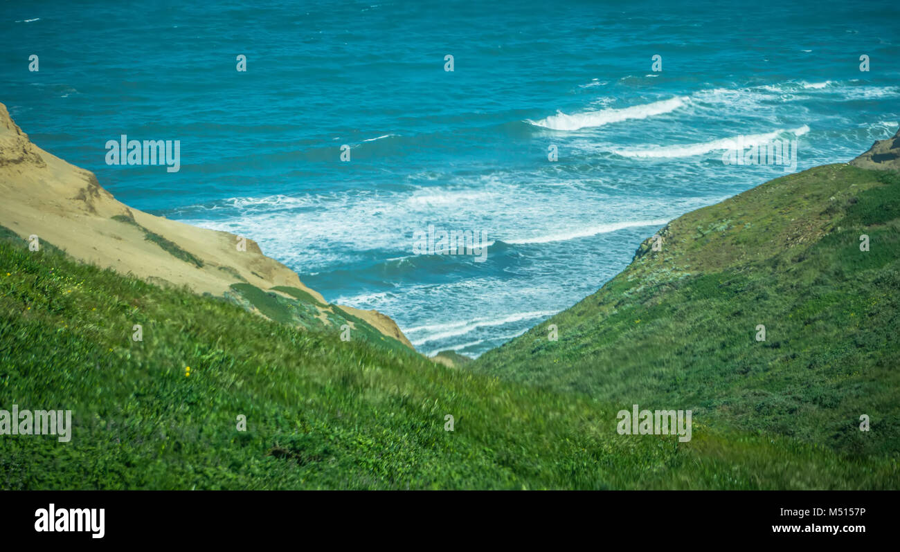 point reyes national seashore coast on pacific ocean Stock Photo - Alamy