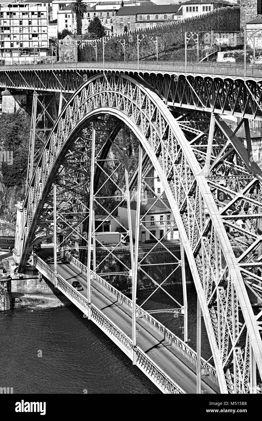 Bridge Built by Eiffel Stock Photo - Alamy