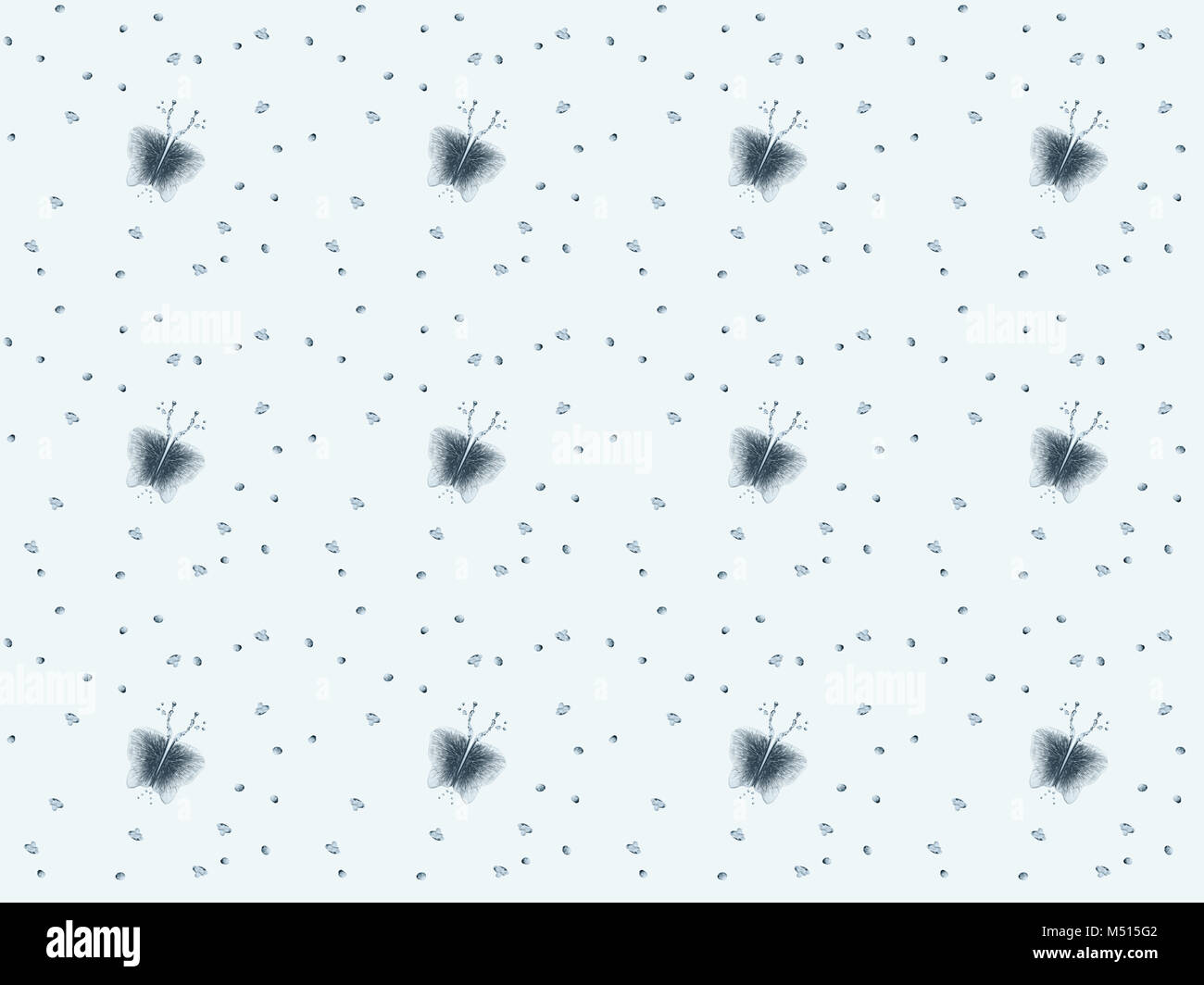 seamless texture with melting ice cubes, isolated on white Stock Photo ...