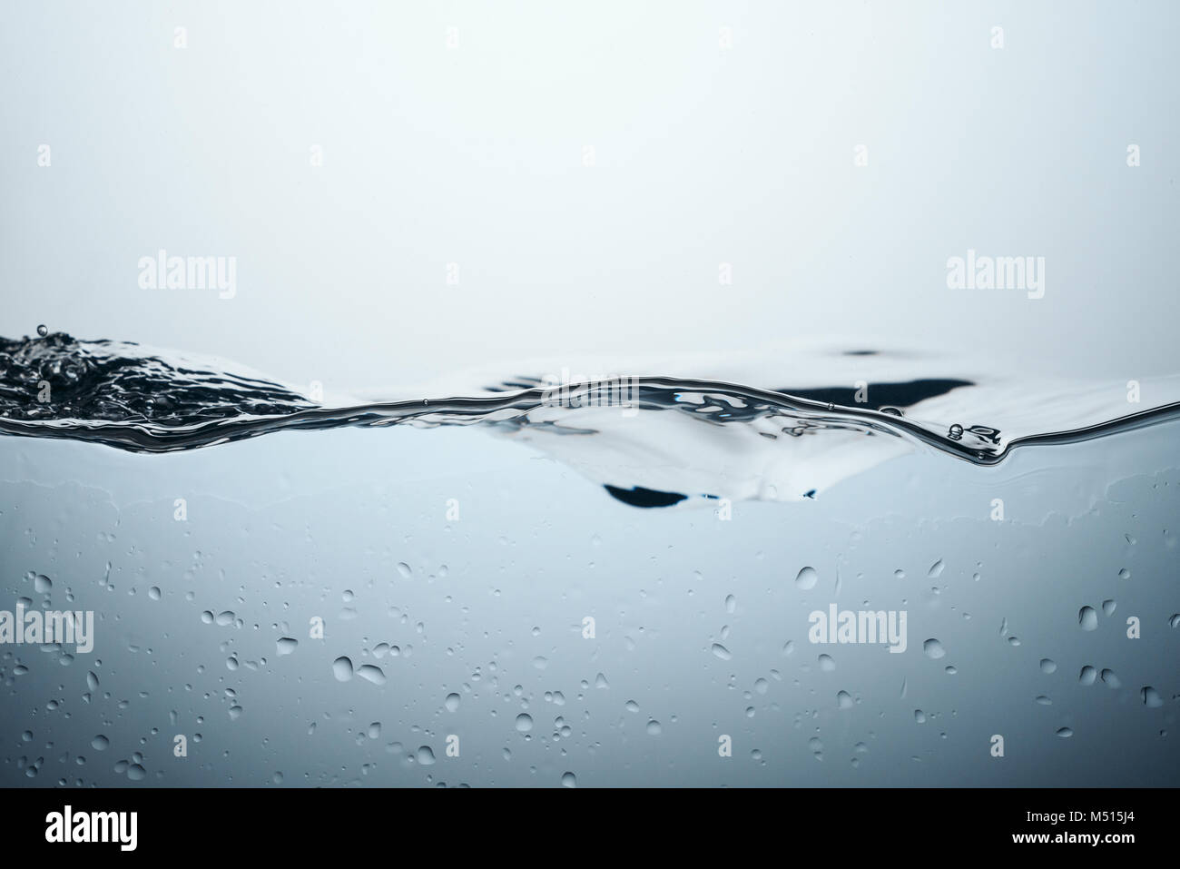 background with water splash and drops, isolated on white Stock Photo ...