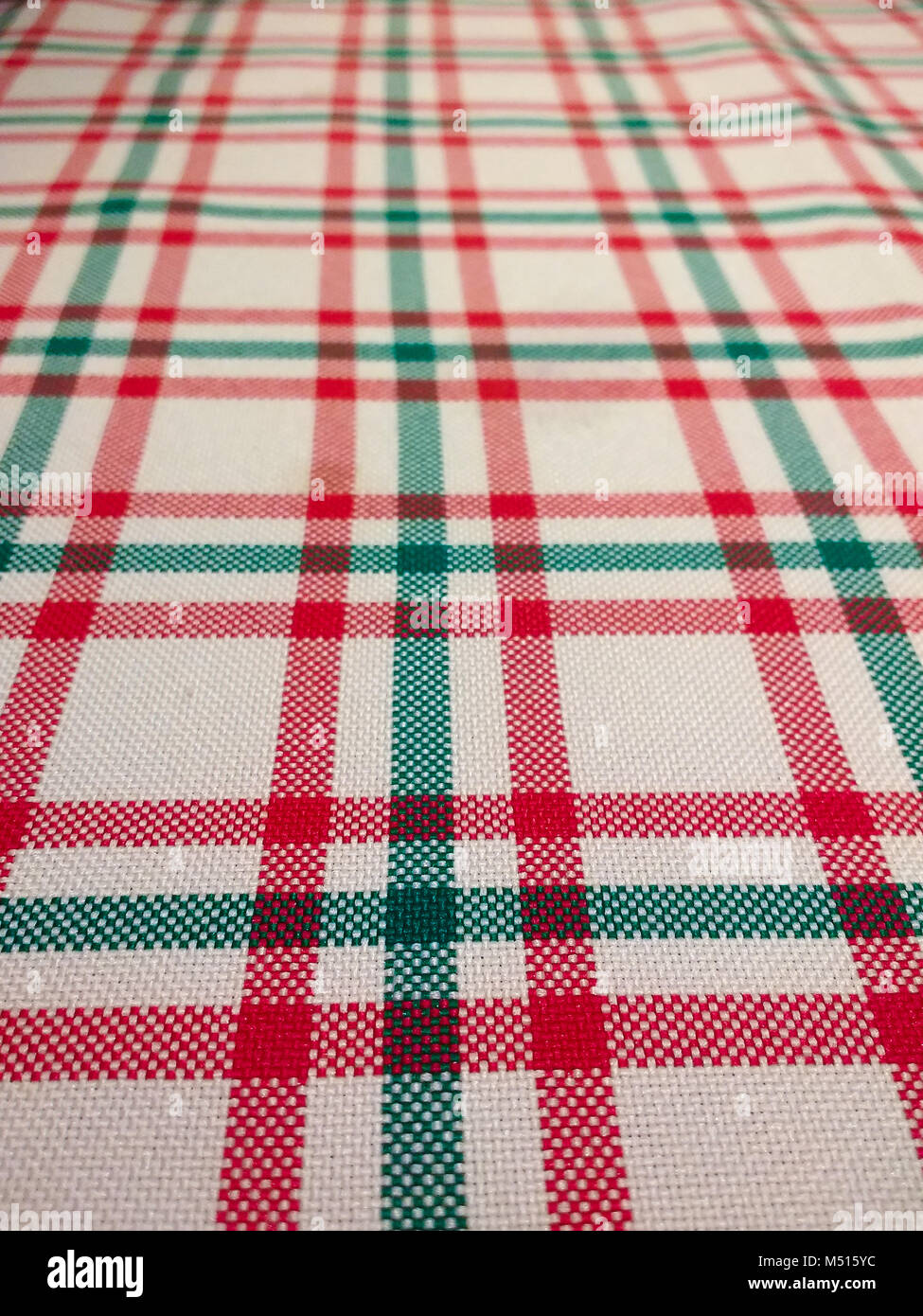 Green checkered pattern tablecloth hi-res stock photography and images ...