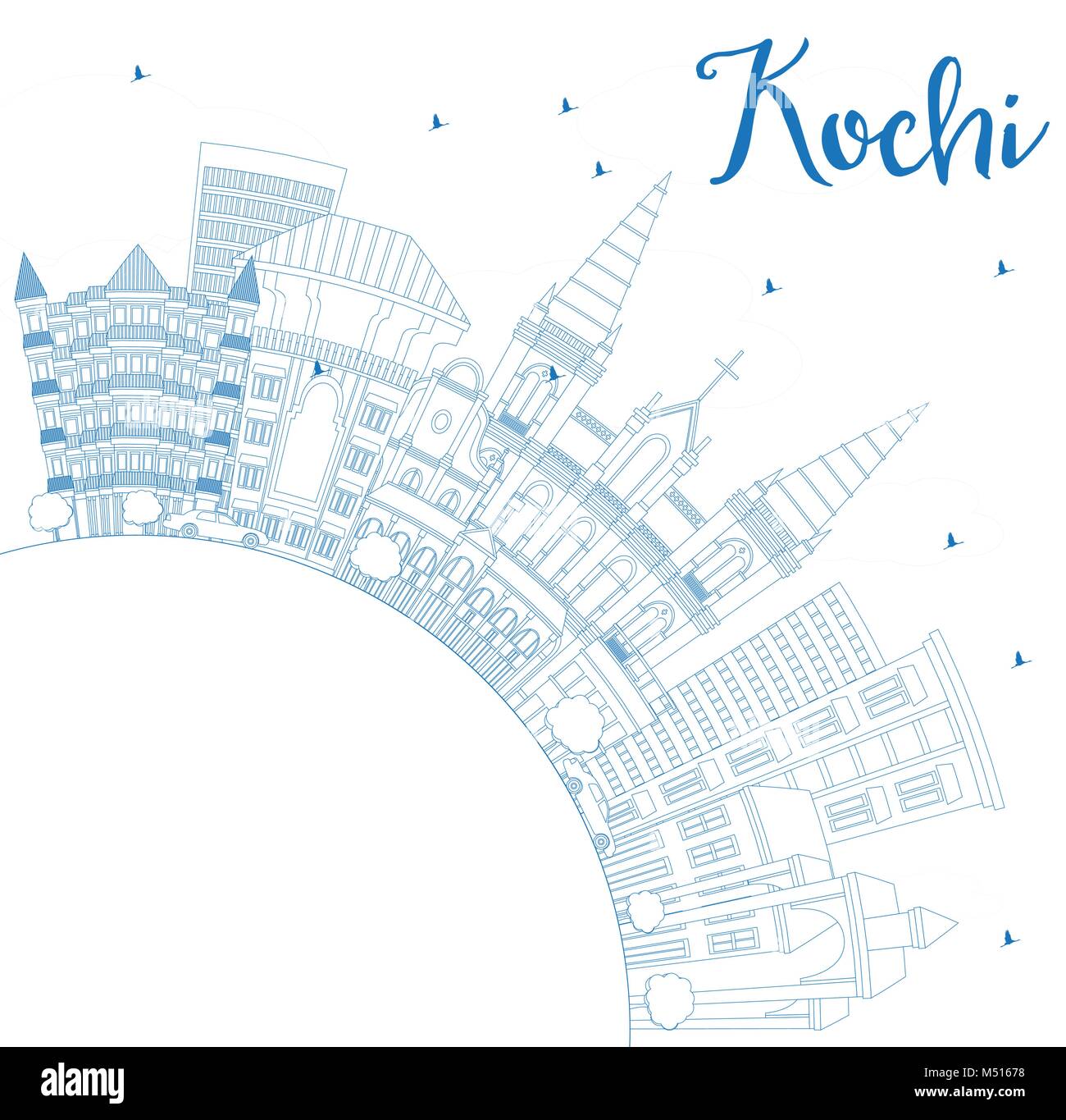 Streets of fort cochin Stock Vector Images - Alamy