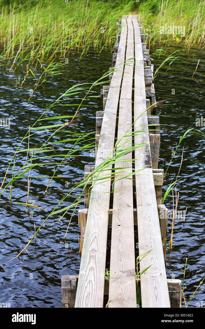 Wooden Footbridge Over Water High Resolution Stock Photography and ...