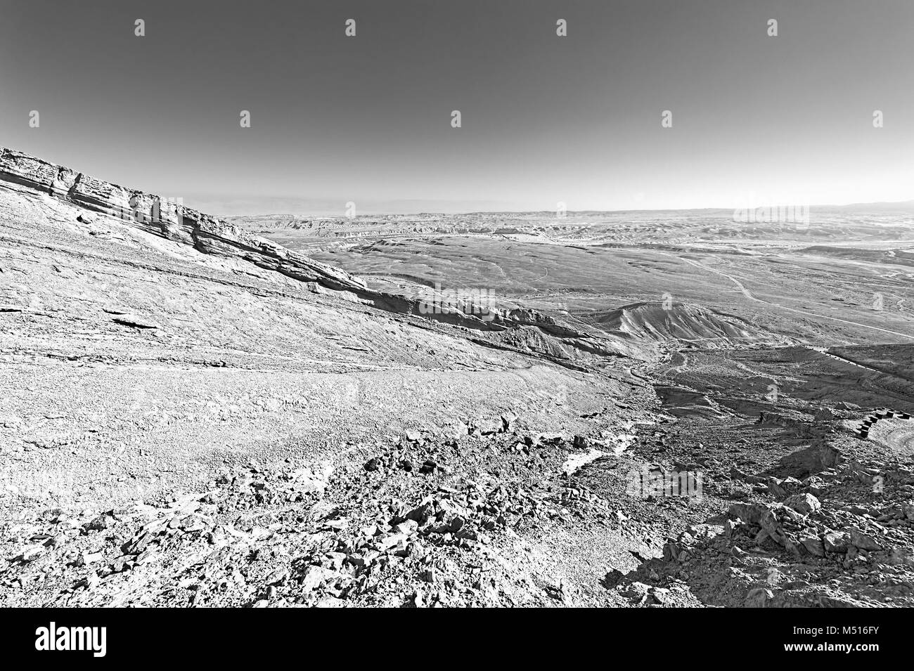 In middle desert rock Black and White Stock Photos & Images - Alamy