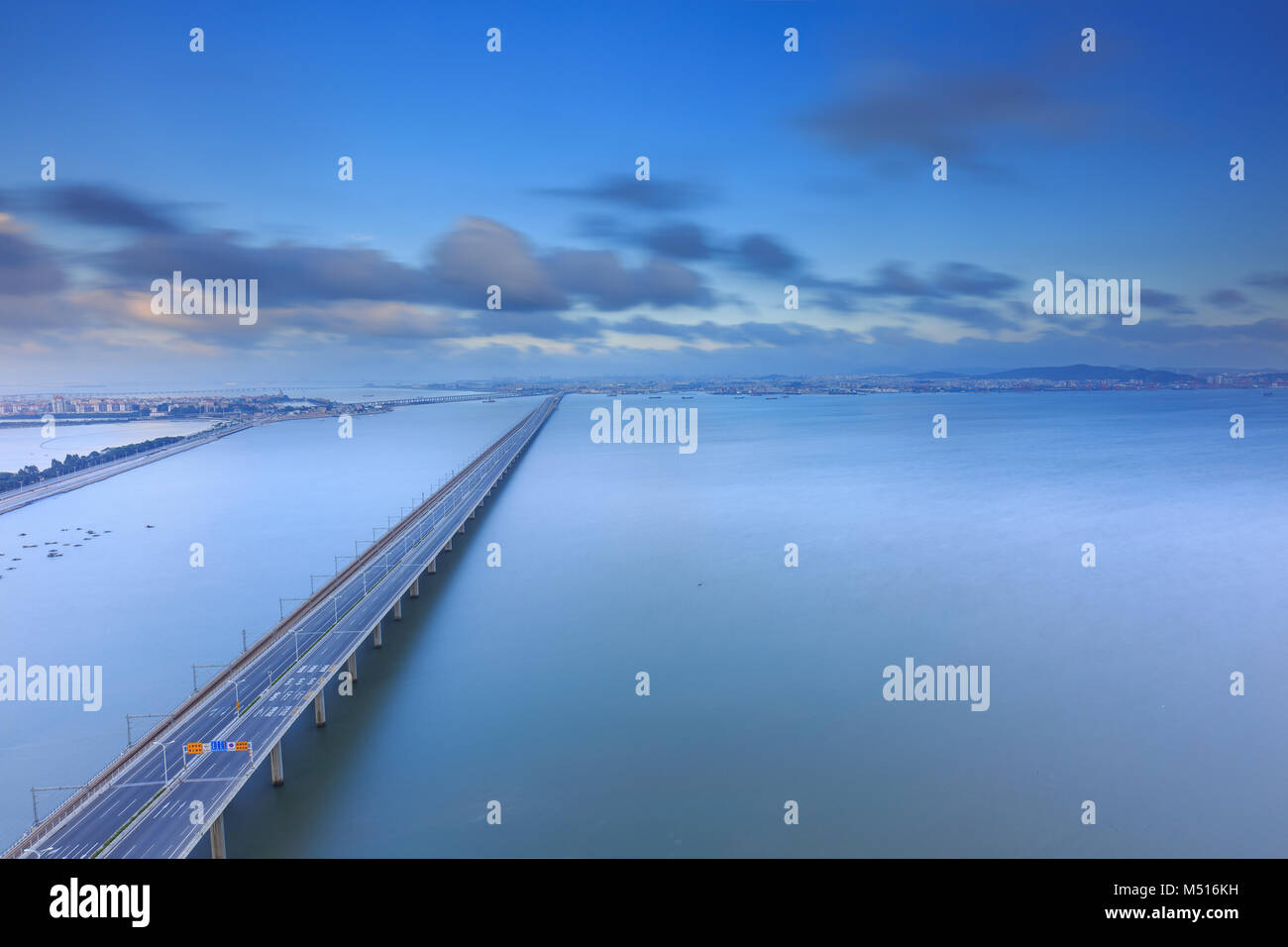 Xiamen Xinglin Bridge Seascape, China Stock Photo - Alamy