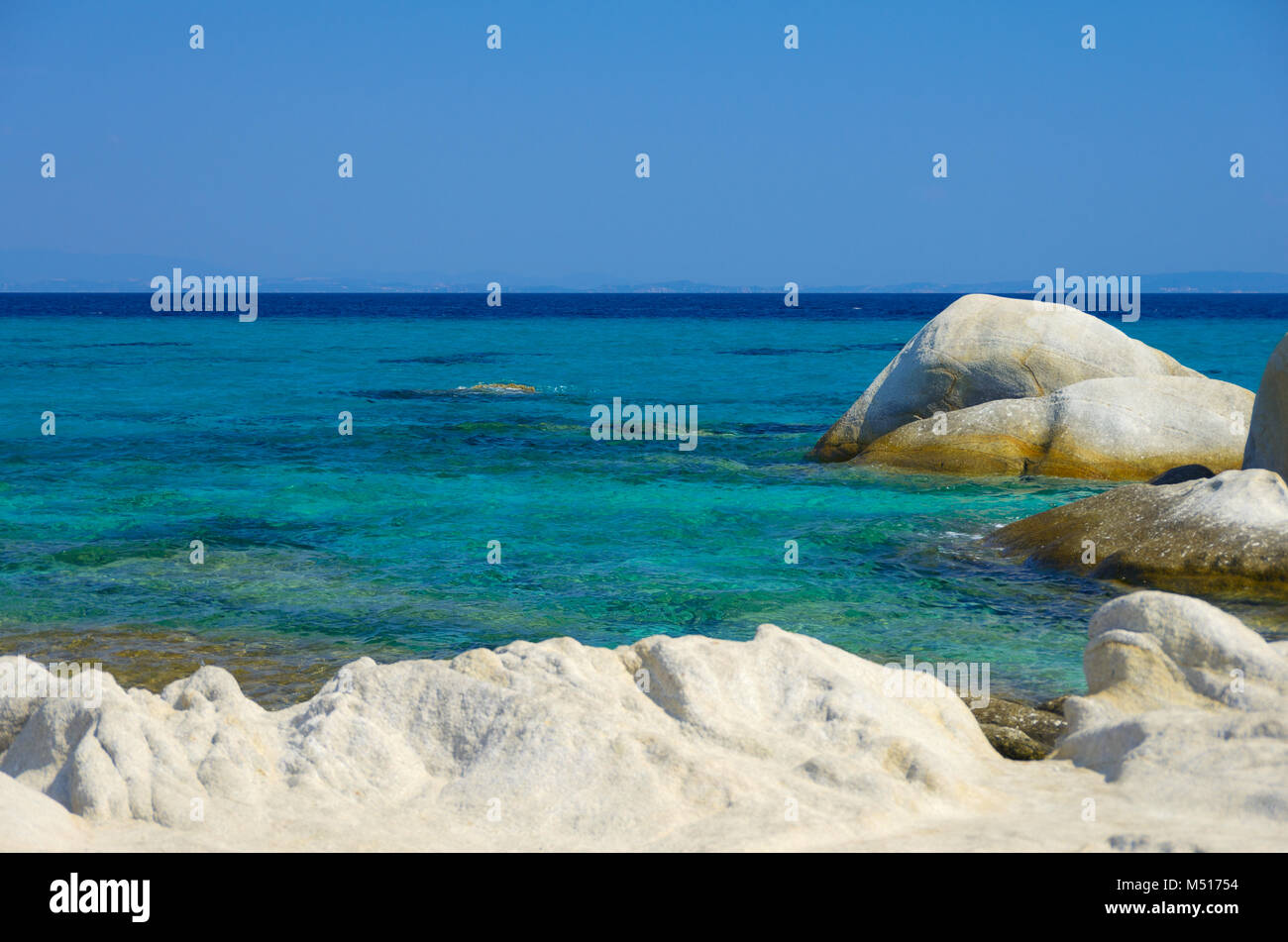 Beautiful coastline view under blue hi-res stock photography and images ...