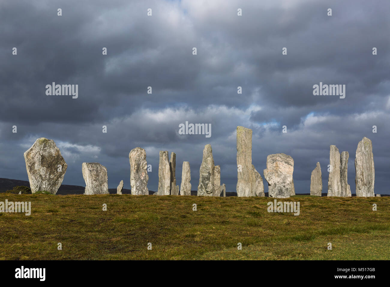 The Callanish Standing Stones, Isle of Lewis, Outer Hebrides, Scotland ...