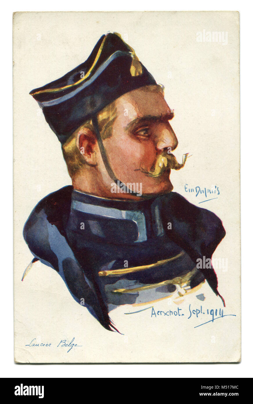 Belgian cavalry uniform Cut Out Stock Images & Pictures - Alamy