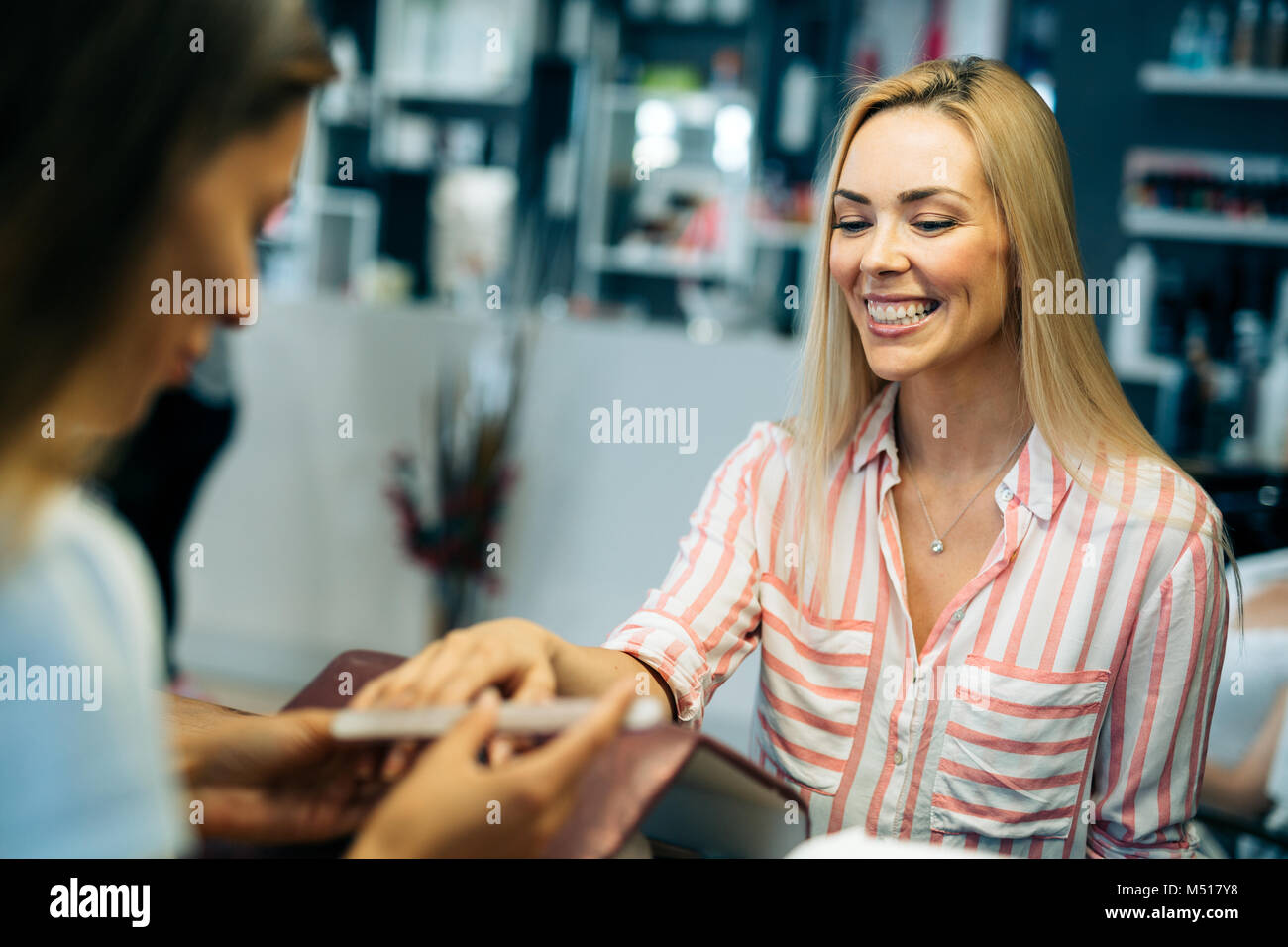 Nails done hi-res stock photography and images - Alamy