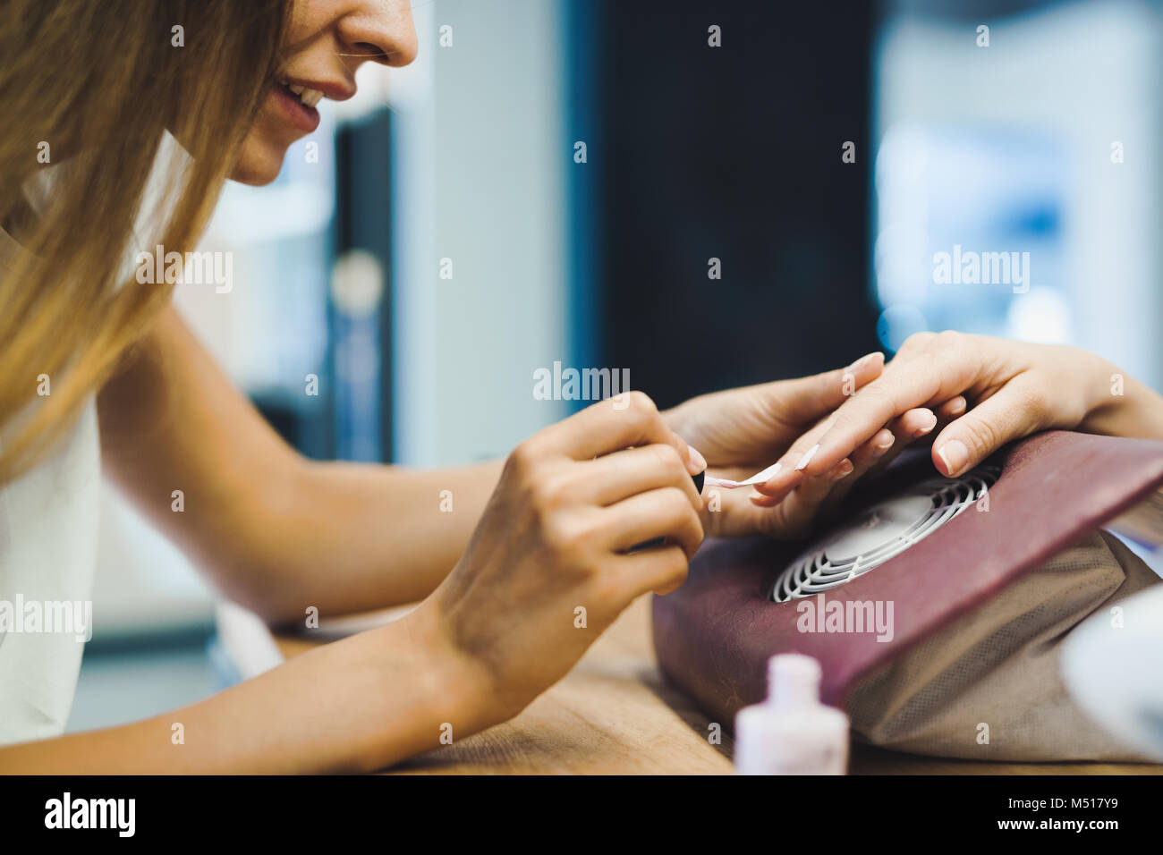 Nail stylist hi-res stock photography and images - Alamy