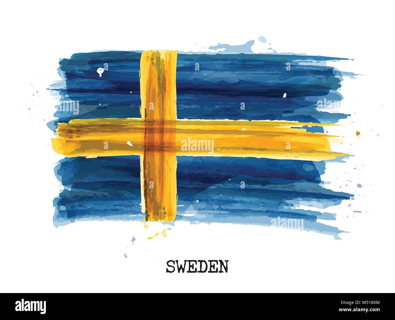 Splash art sweden Stock Vector Images - Alamy