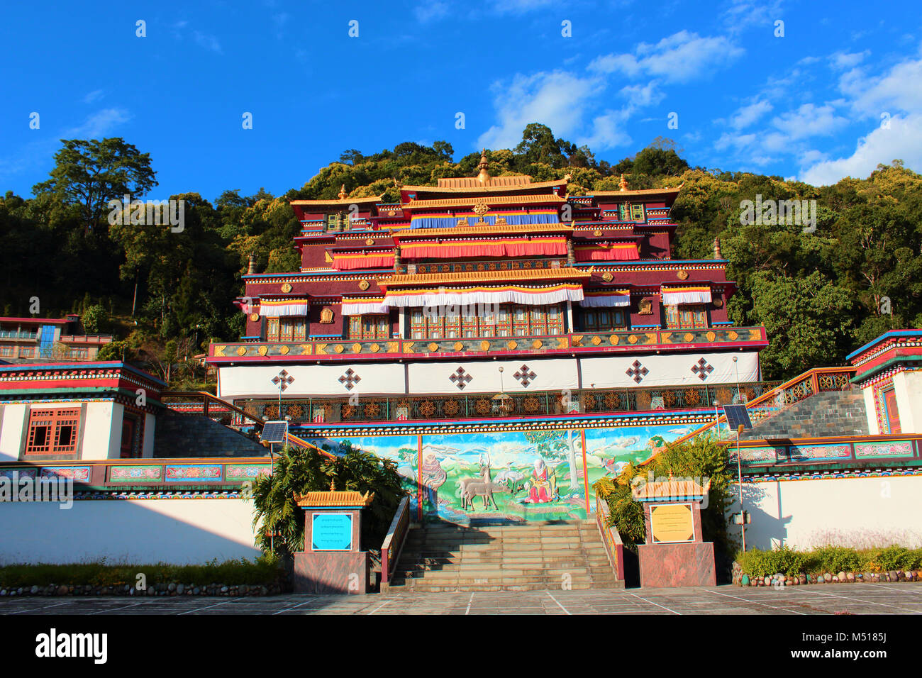 The beautiful Ranka Monastery at Gangtok (Sikkim), India Stock Photo ...
