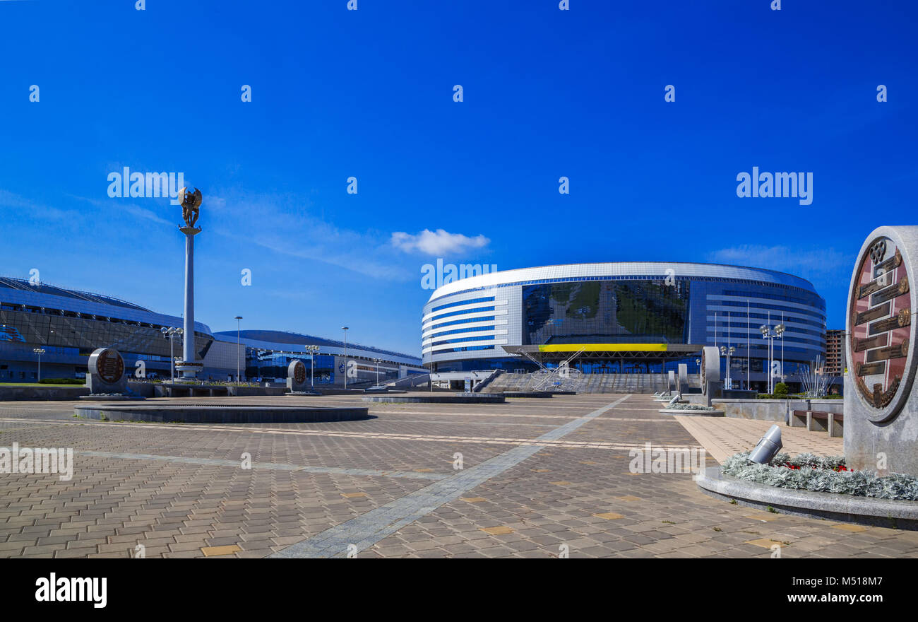 Minsk, sports complex Minsk-Arena Stock Photo - Alamy