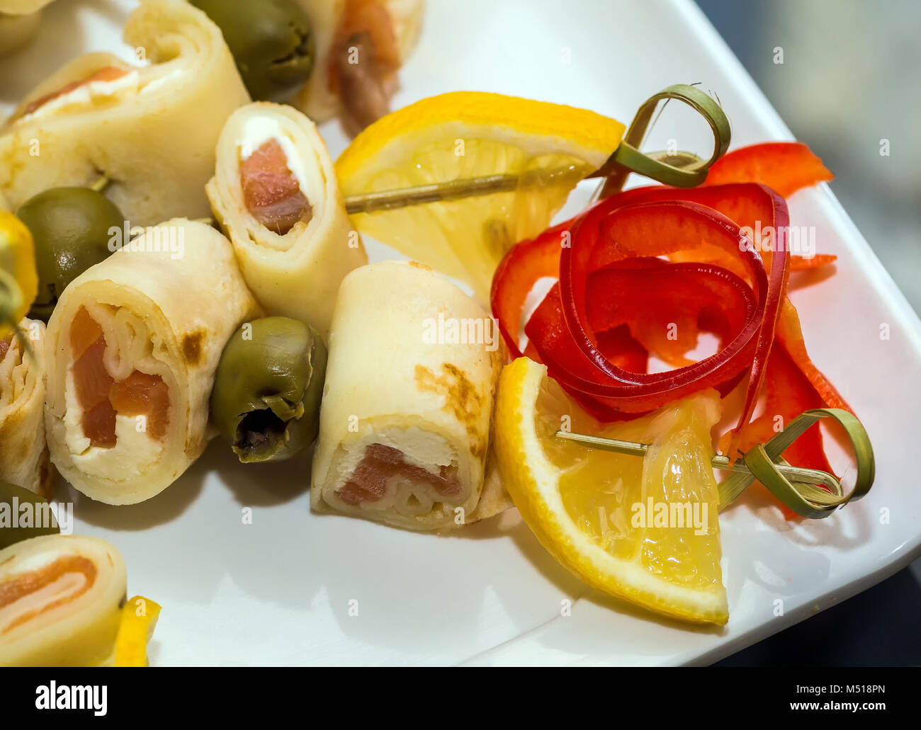 Assorted canapes hi-res stock photography and images - Alamy
