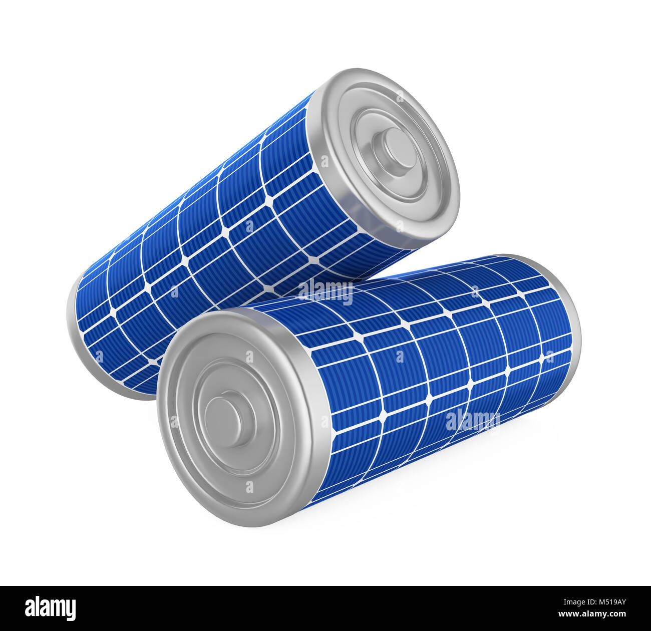 Solar Battery Isolated Stock Photo - Alamy