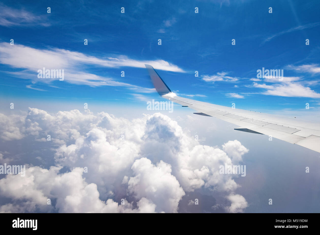 the view from the window of a passenger plane Stock Photo - Alamy