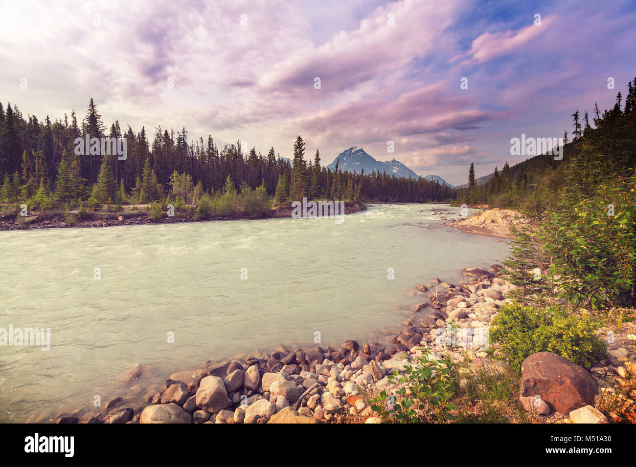 River in Canada Stock Photo - Alamy