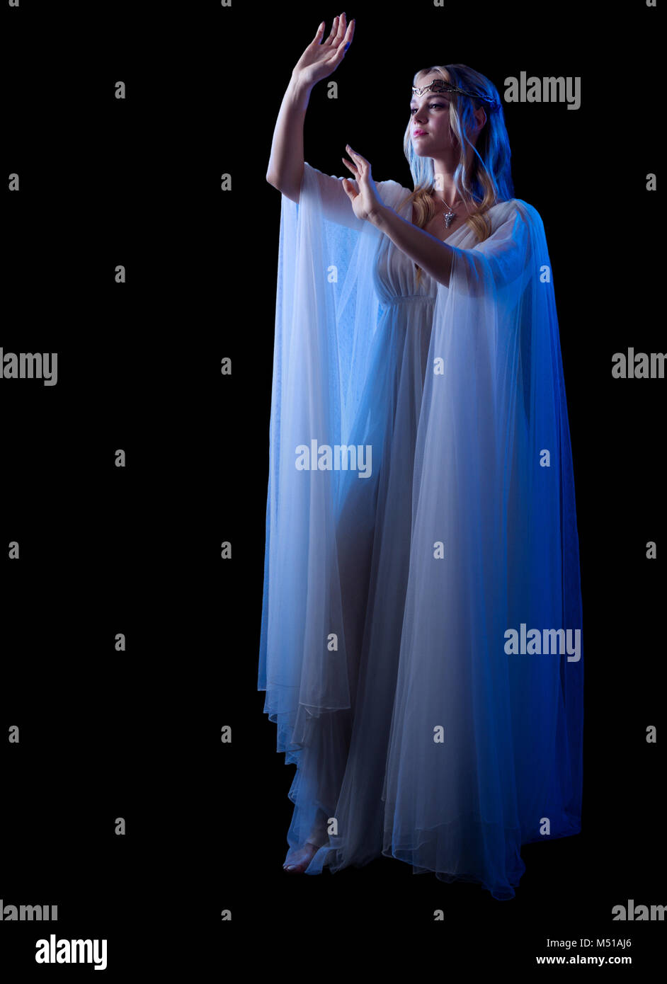 Beautiful young elf woman hi-res stock photography and images - Alamy