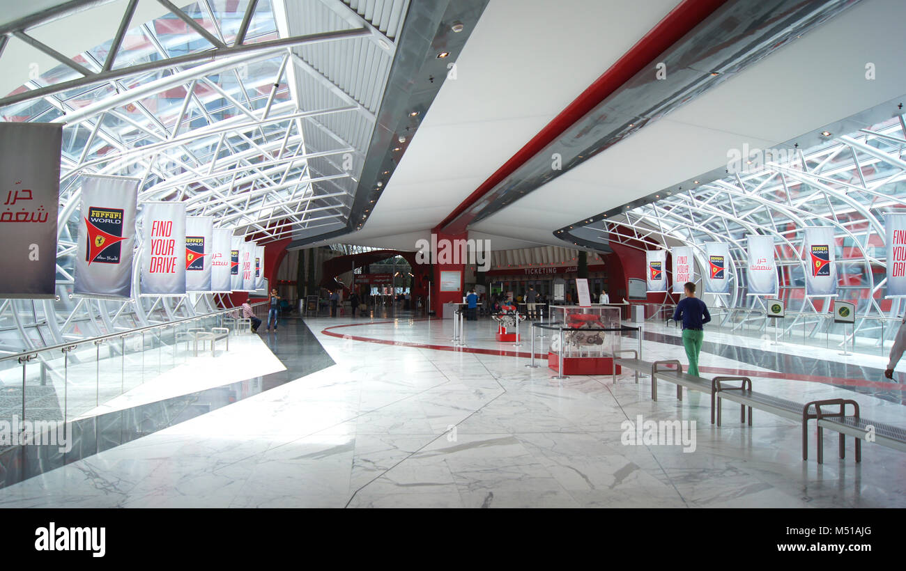 Ferrari world abu dhabi hi-res stock photography and images - Alamy