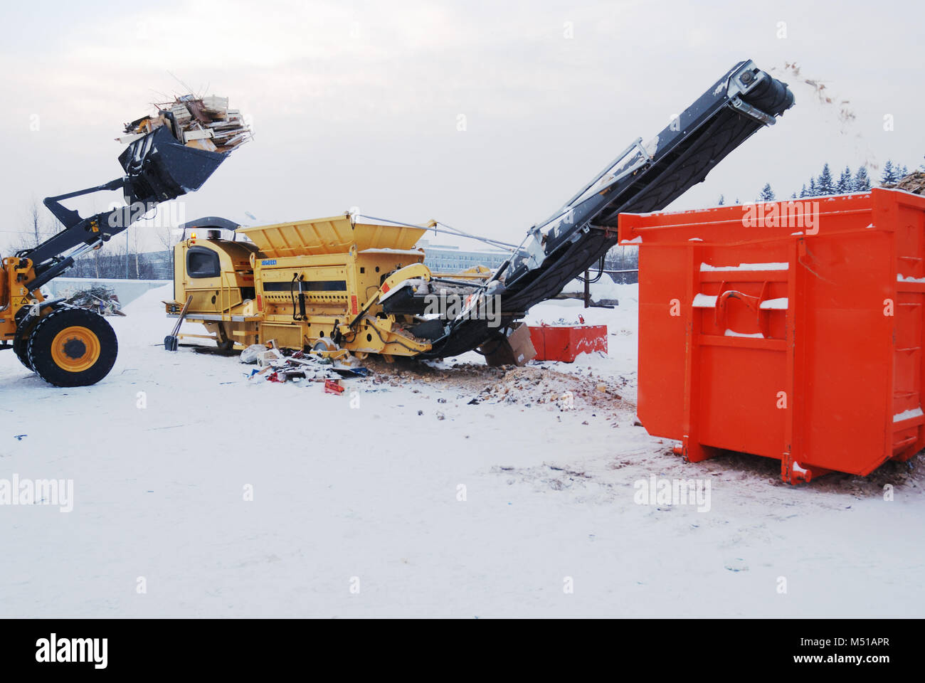line for recycling Stock Photo - Alamy