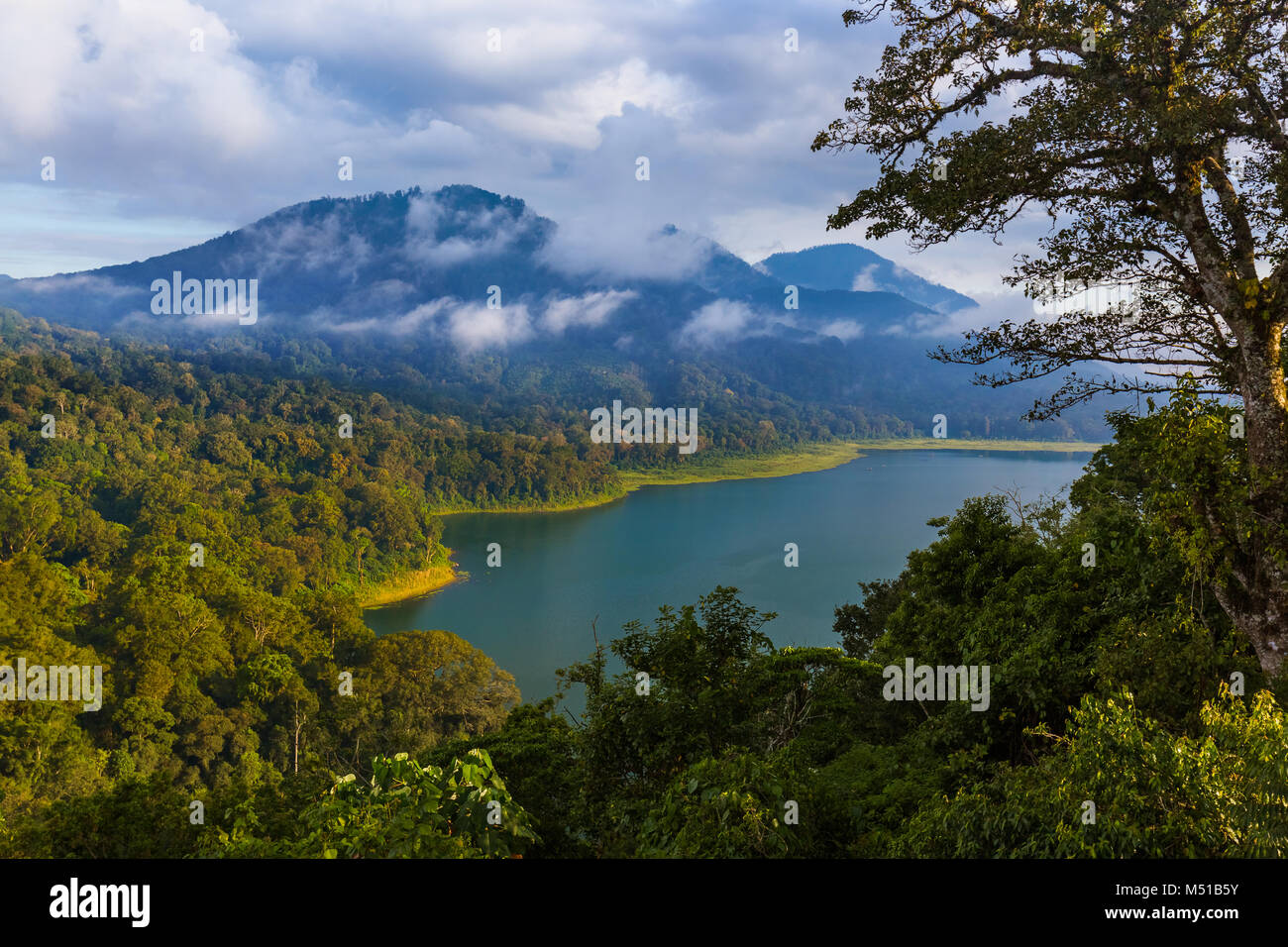 Lake Tamblingan - Bali Island Indonesia Stock Photo - Alamy