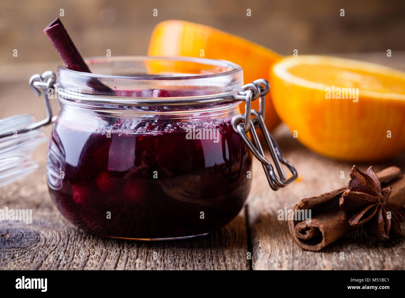 Cranberry sauce jar hi-res stock photography and images - Alamy