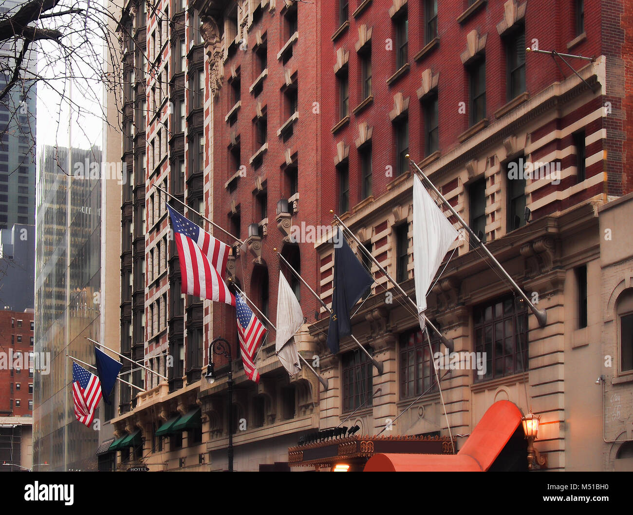 The exterior of an expensive hotel in a large city Stock Photo - Alamy