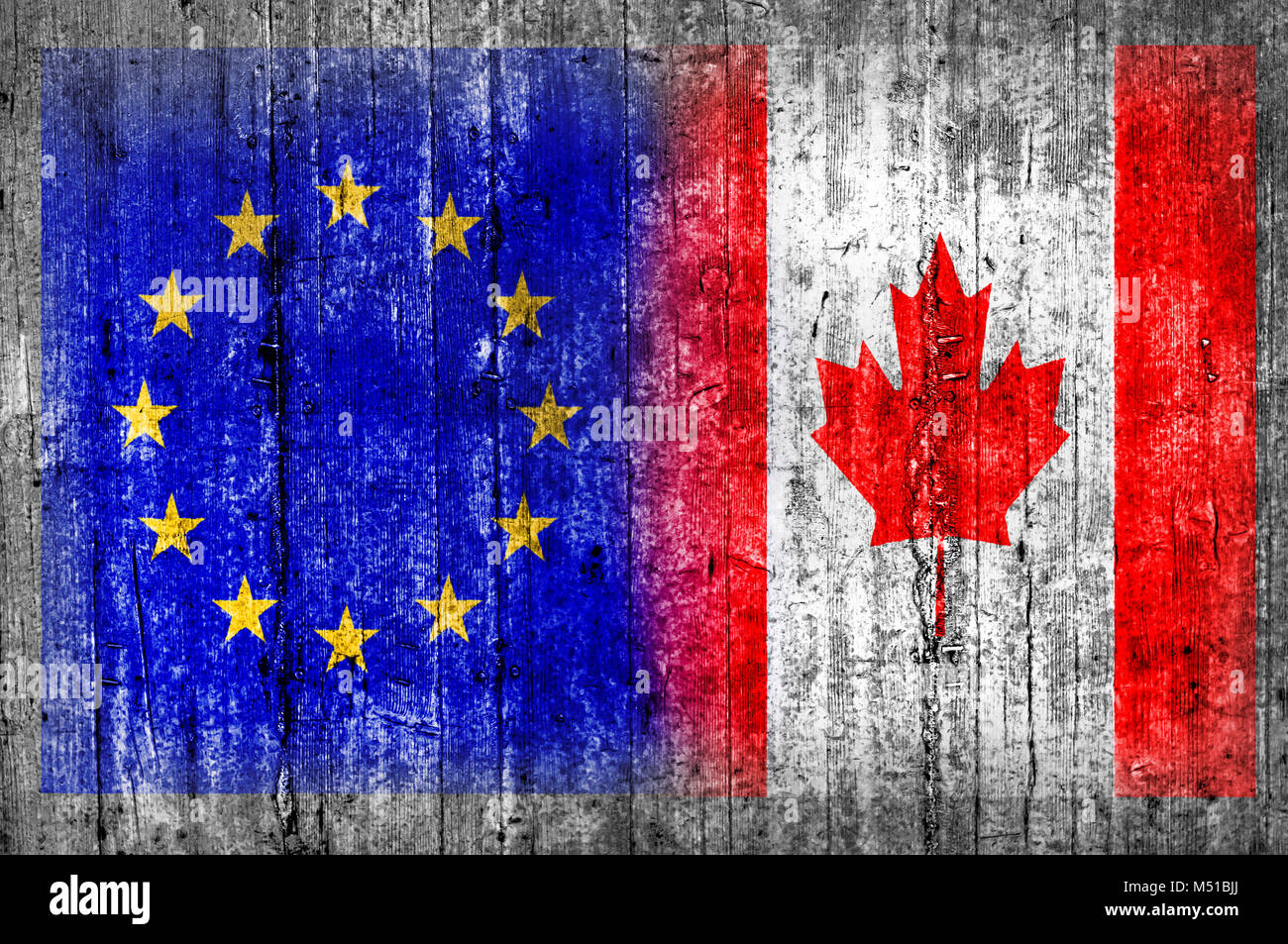 Canada flag map hi-res stock photography and images - Alamy