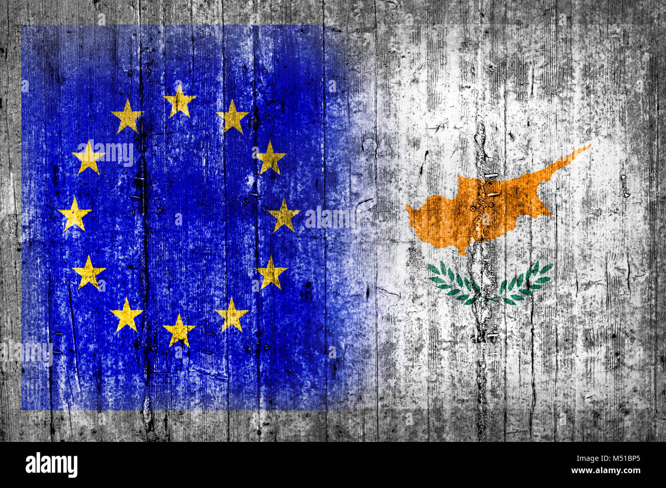 Cyprus flag map hi-res stock photography and images - Alamy