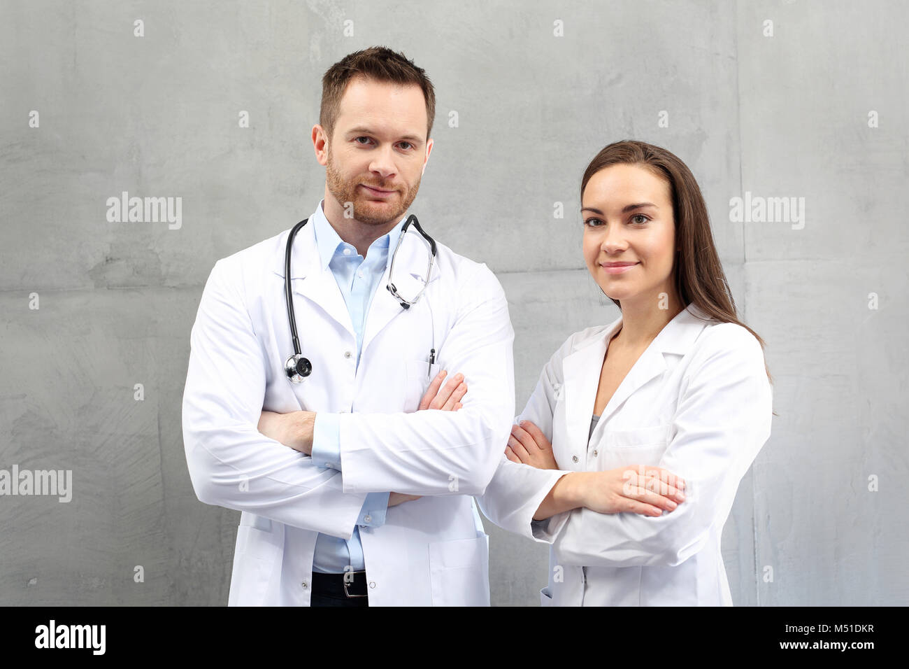 Doctor and nurse. Medical team Stock Photo - Alamy