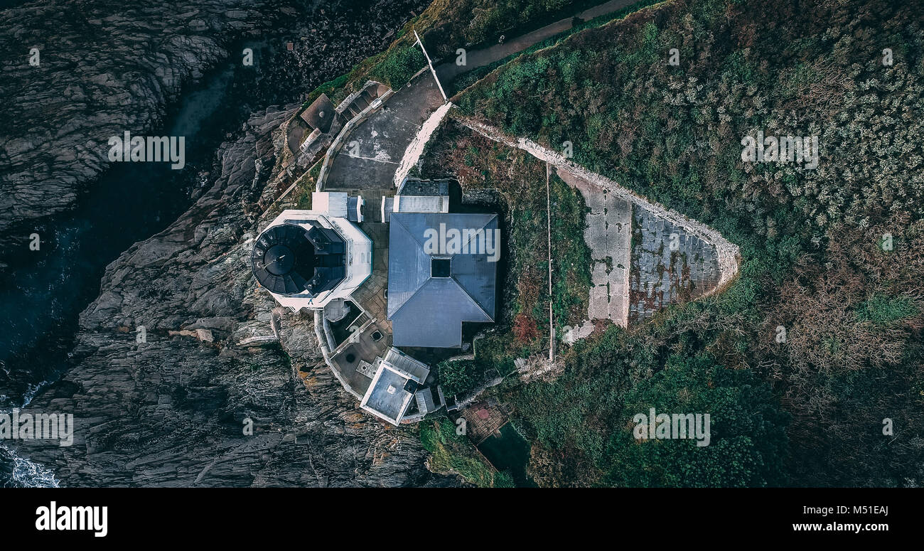 Aerial photos of falmouth, cornwall hi-res stock photography and images ...