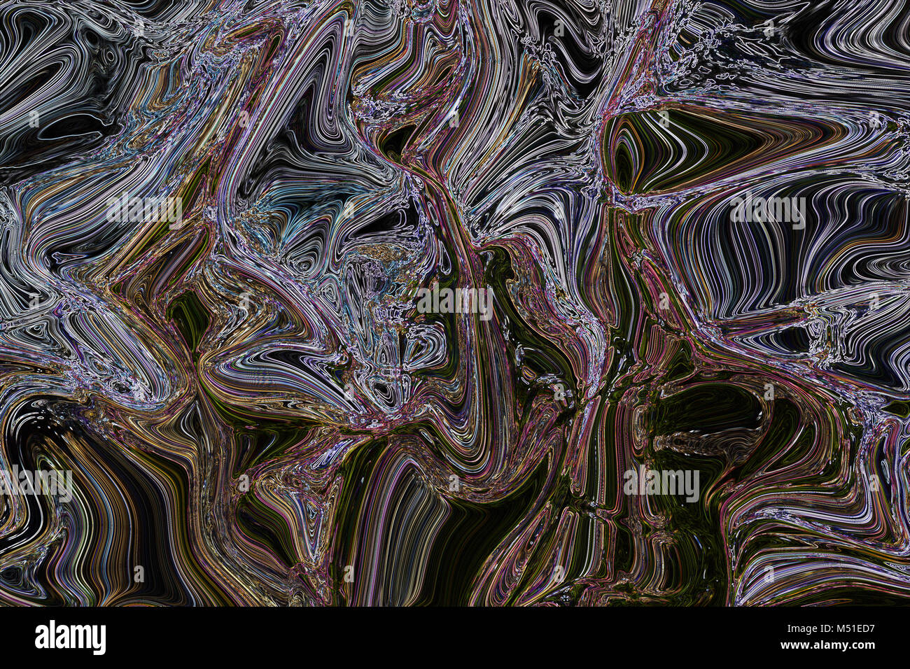 Psychedelic abstract liquid waves colourful background Stock Photo - Alamy