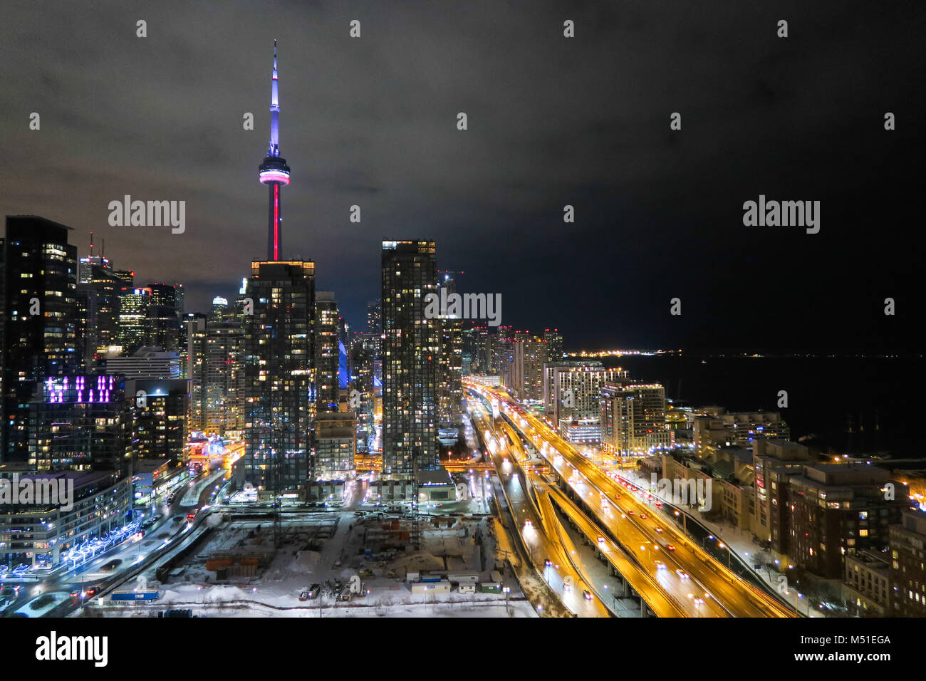 Toronto Skyline with CN Tower Stock Photo - Alamy