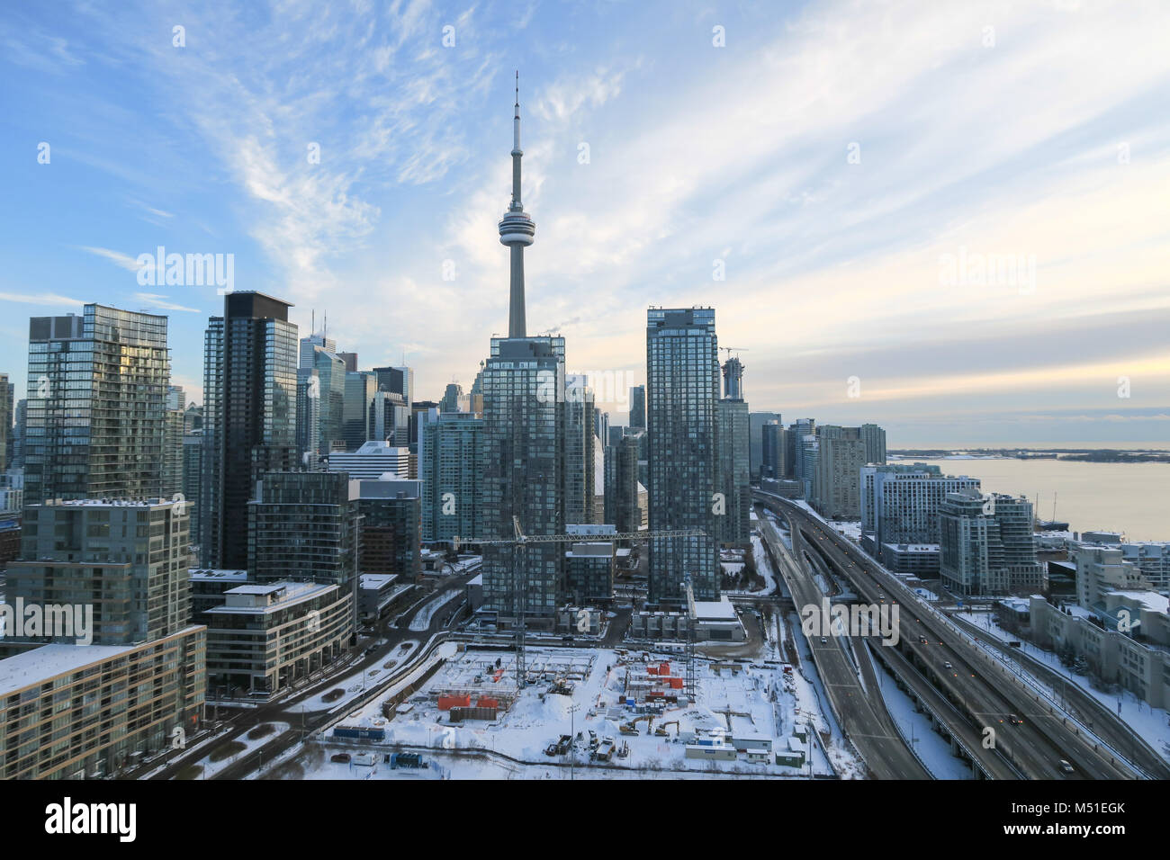 Toronto cn tower aerial hi-res stock photography and images - Alamy